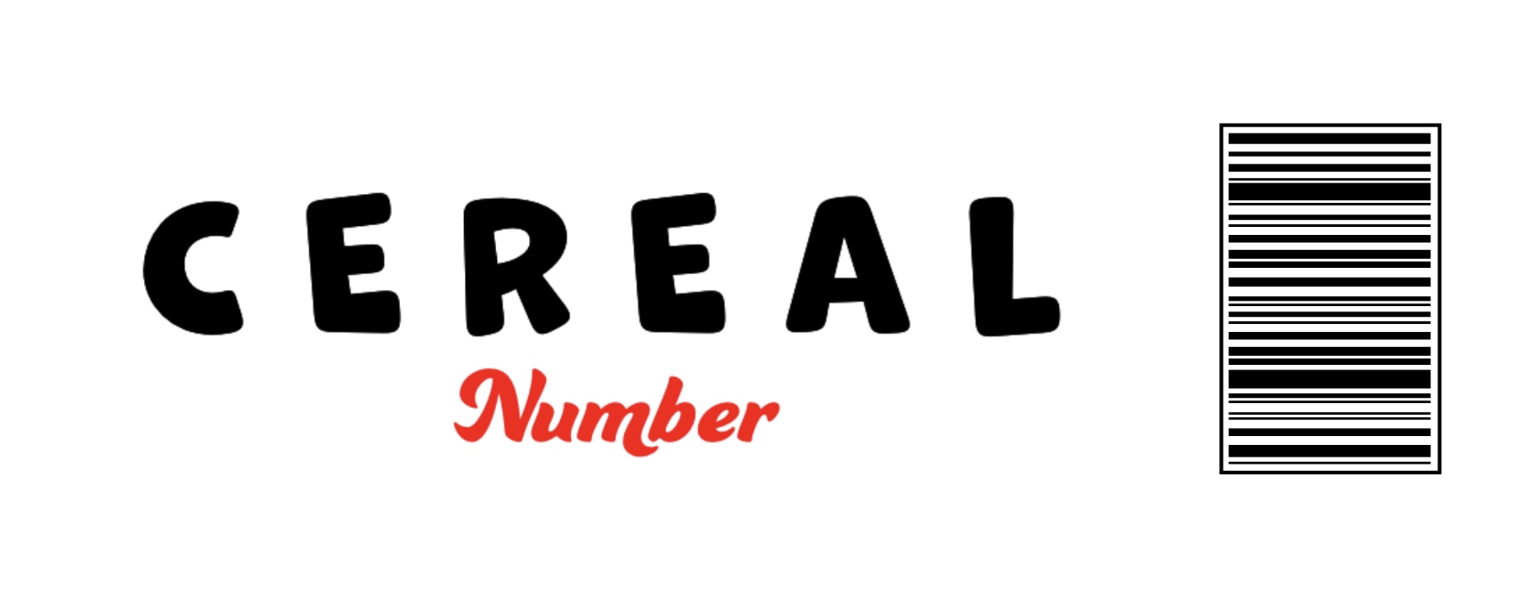 Cereal Number | Live your life. Less is more. Fewer better.